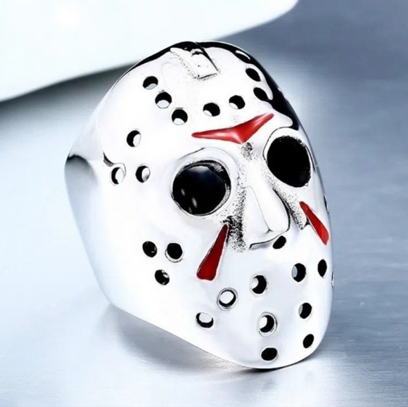 None | Jewelry | Jason Ring Horror Movie Friday The 3th Hockey Mask ...